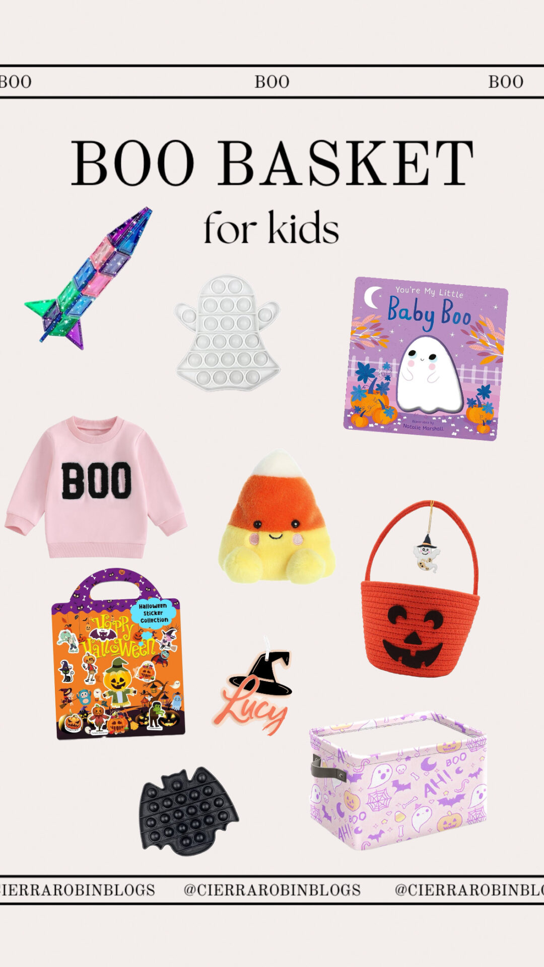 Boo Basket Ideas for Kids • Cierra Robin Blogs